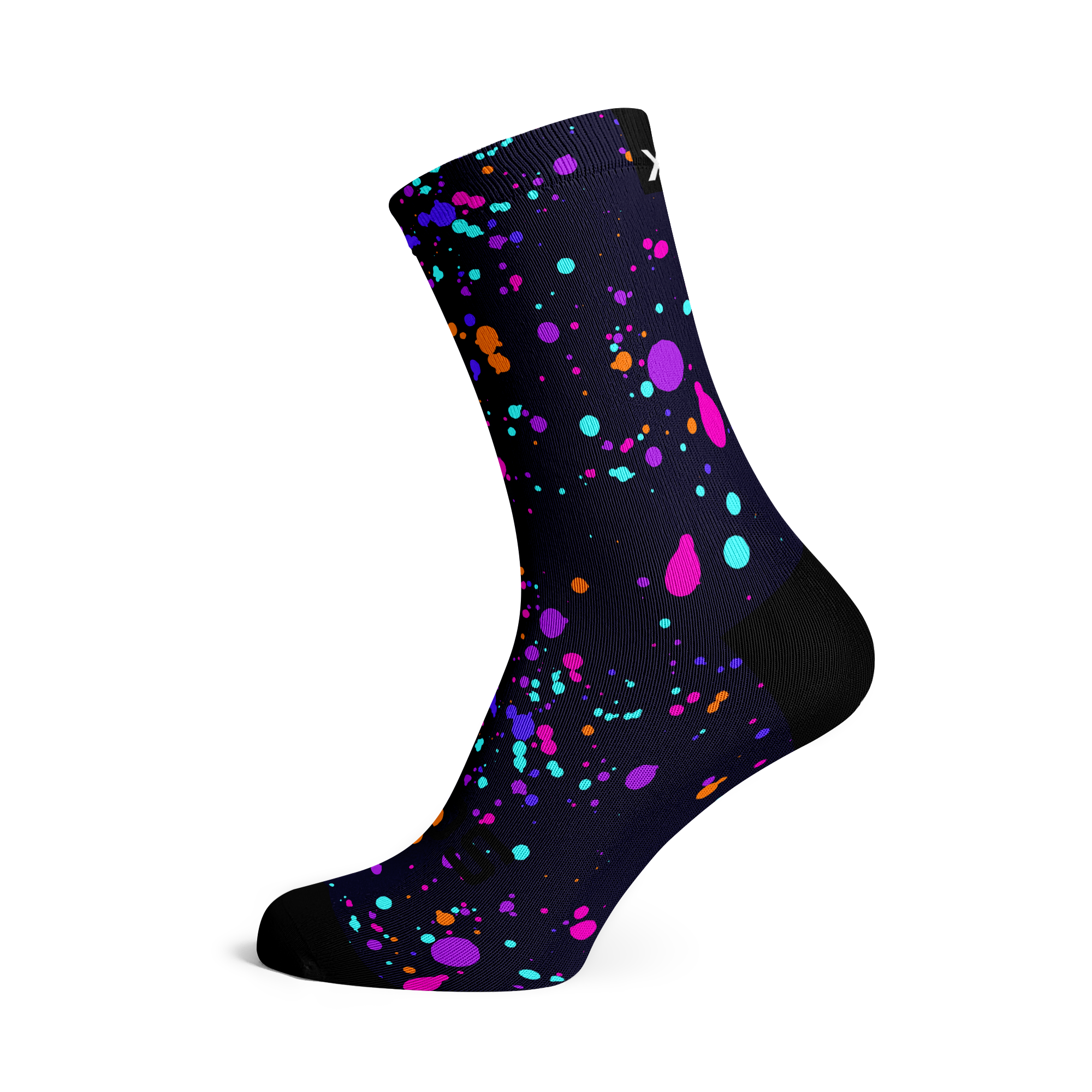 SOX Purple Splash Cycling Socks