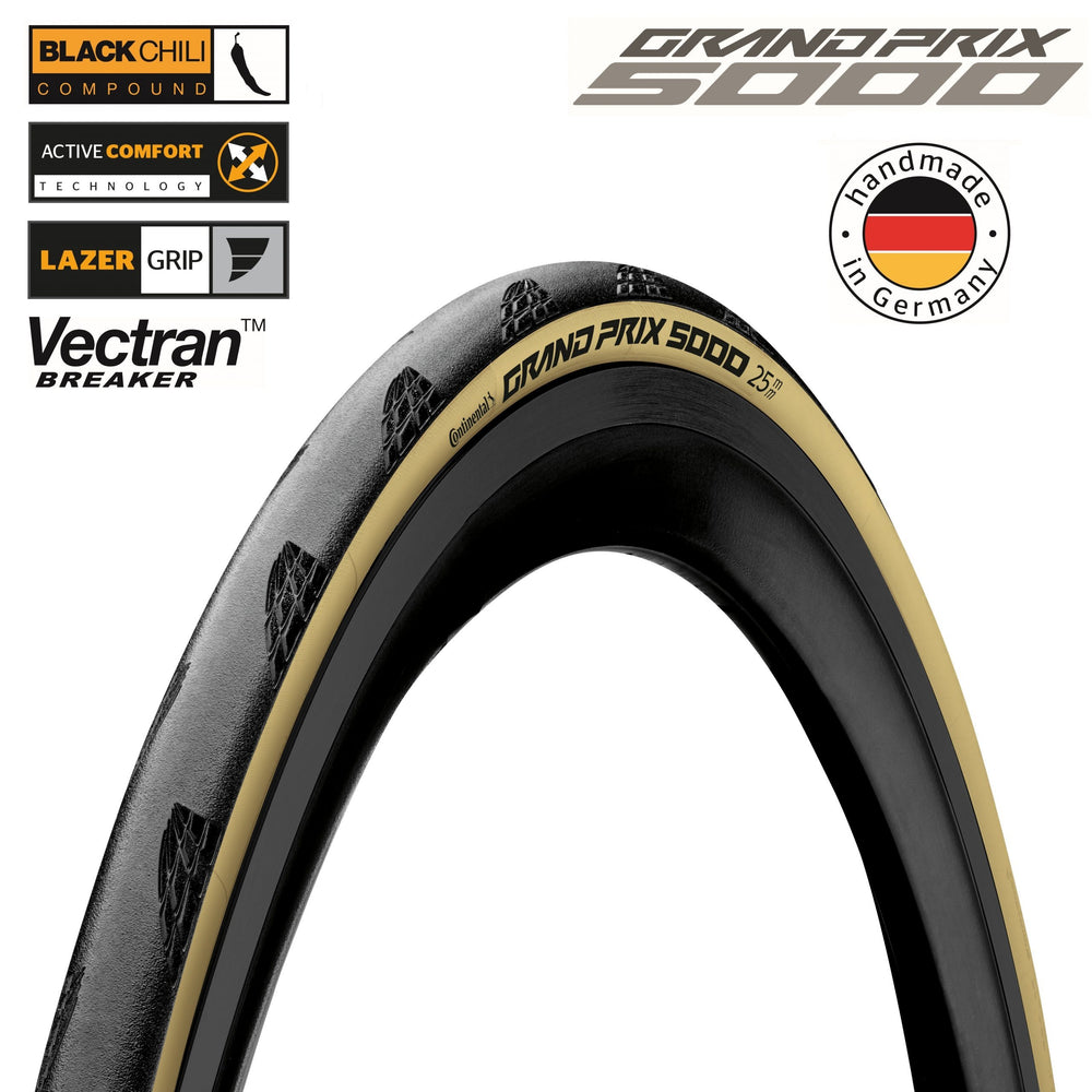 GP5000 Tyre 700 x 28mm Cream Folding