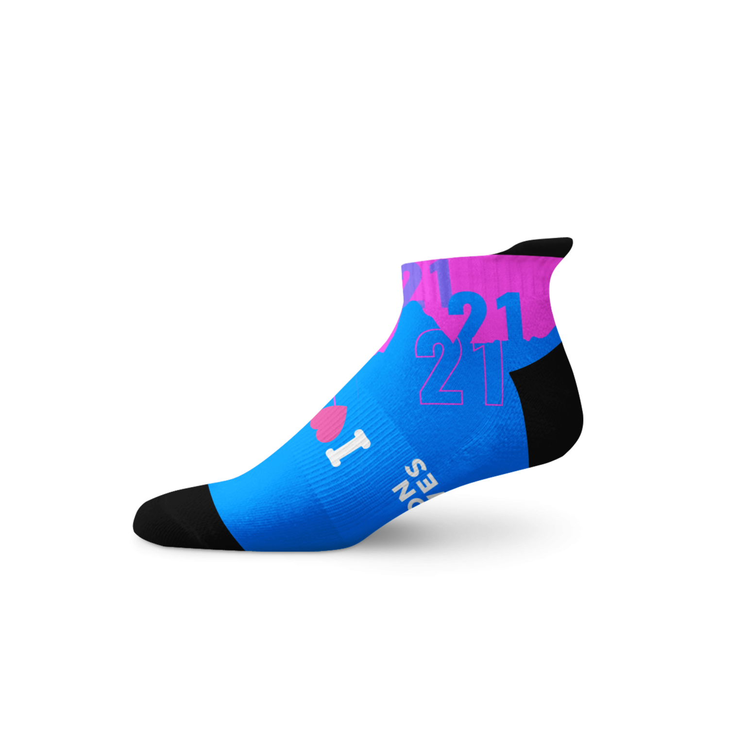 ILoveBoobies Tab Cycling Socks