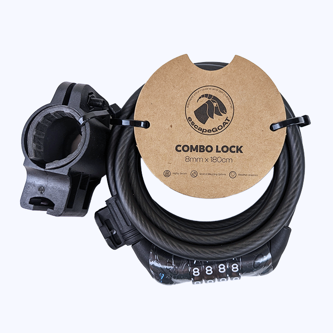 Combo Bicycle Lock 8mm x 180cm
